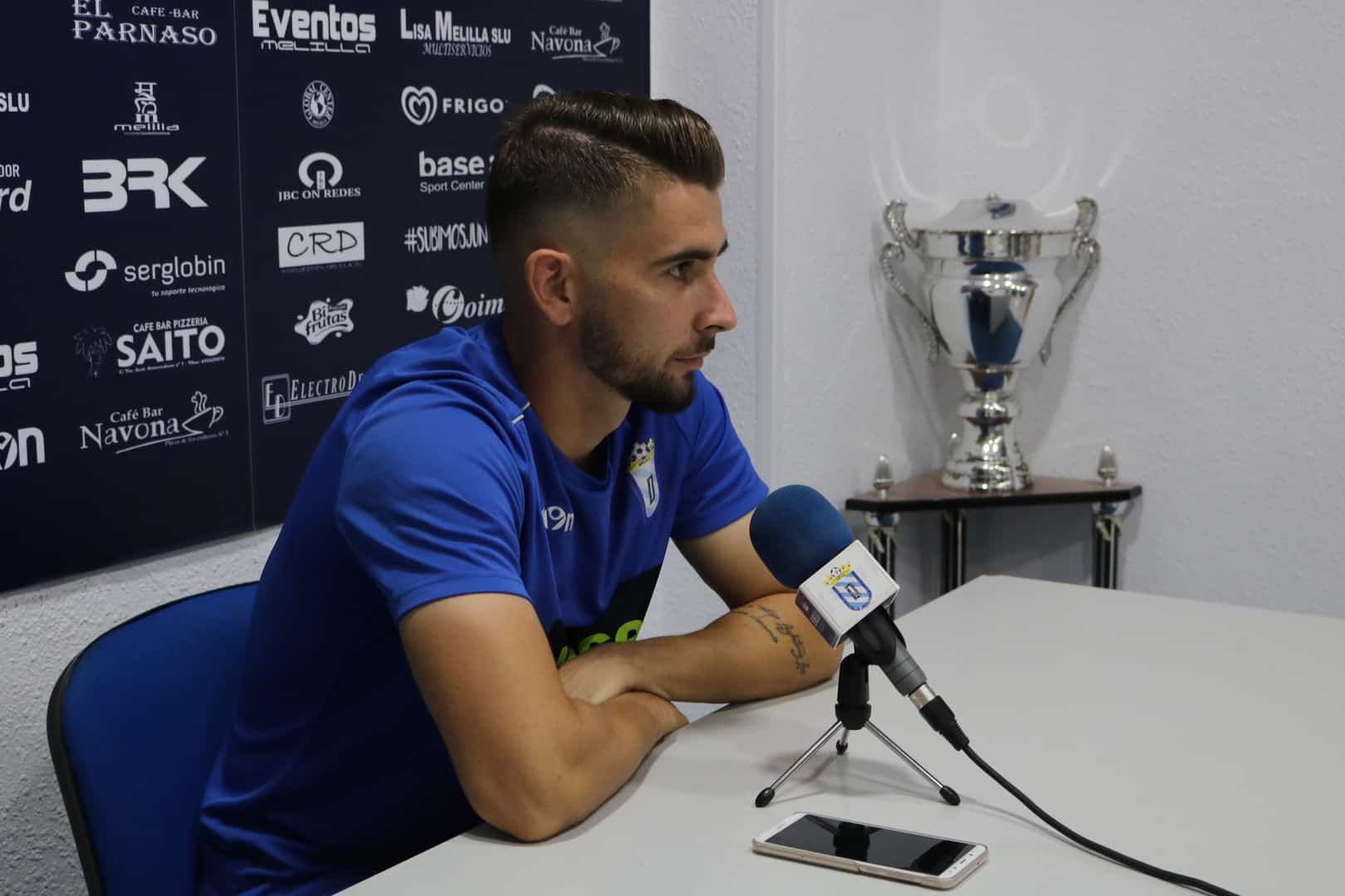 David Ramos analiza el próximo partido ante el Peña Deportiva - UD Melilla